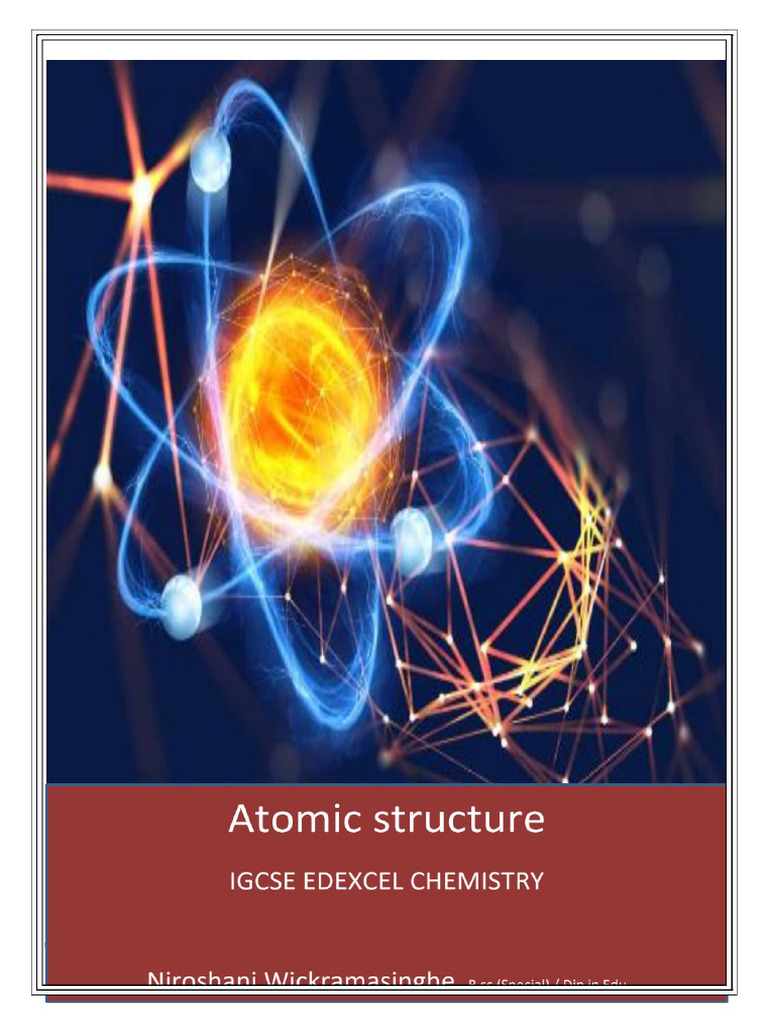 EDEXCEl Structure of Atoms - 1 | PDF