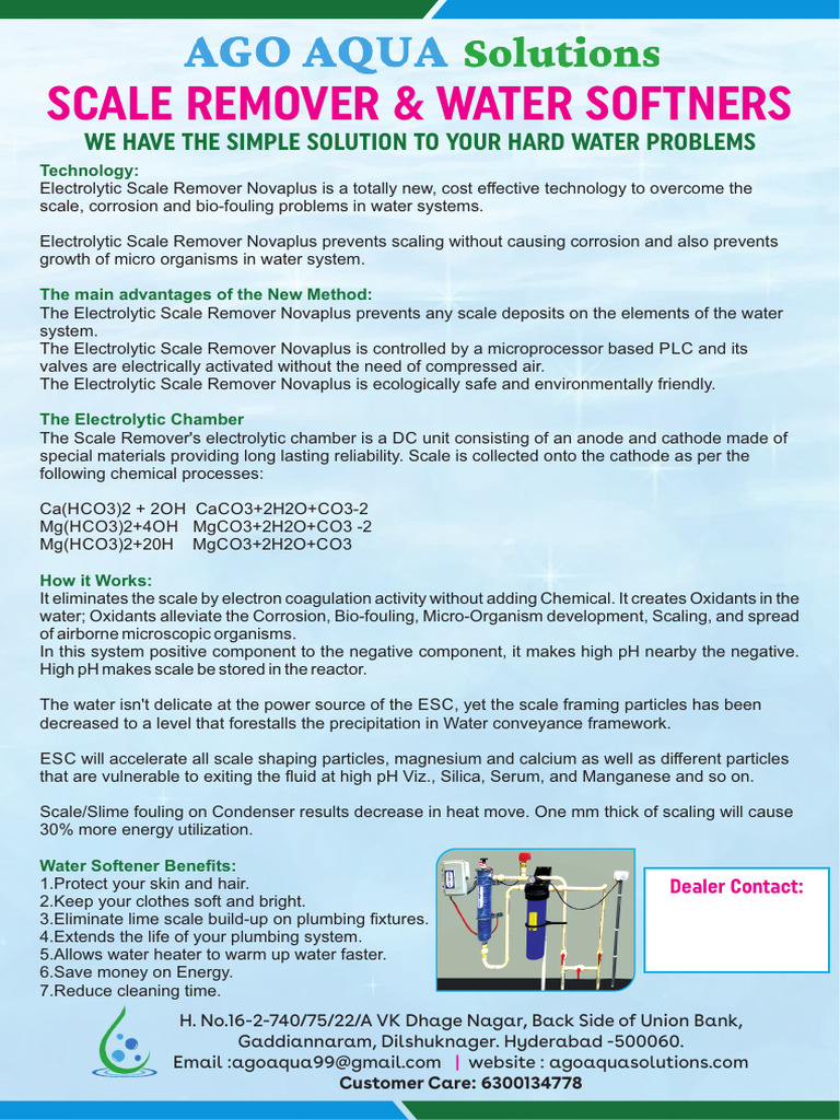 AGO Aqua Solutions Flyer | PDF | Corrosion | Magnesium