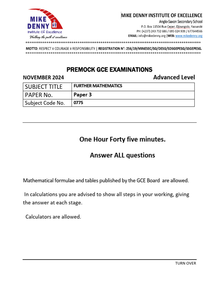 F Maths 3 | PDF | Force | Applied And Interdisciplinary Physics