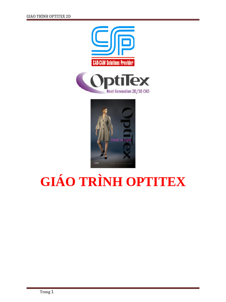 Giáo Trình Optitex 2D | PDF