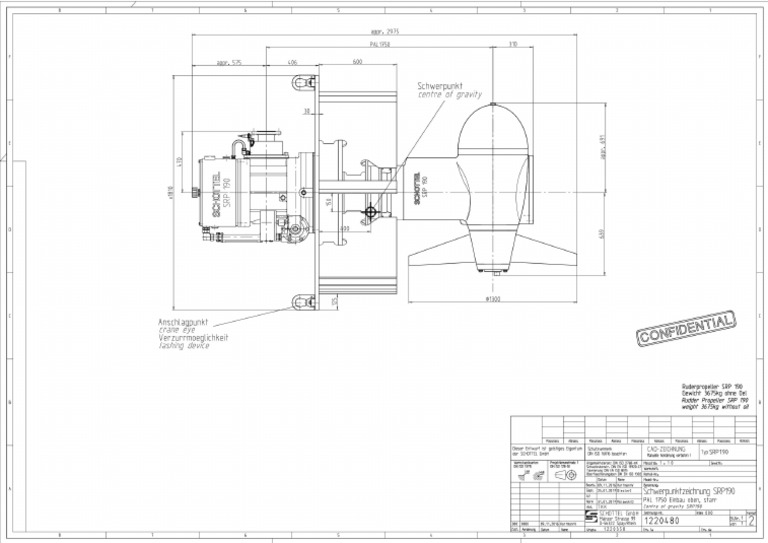 Centre of Gravity Drawing | PDF