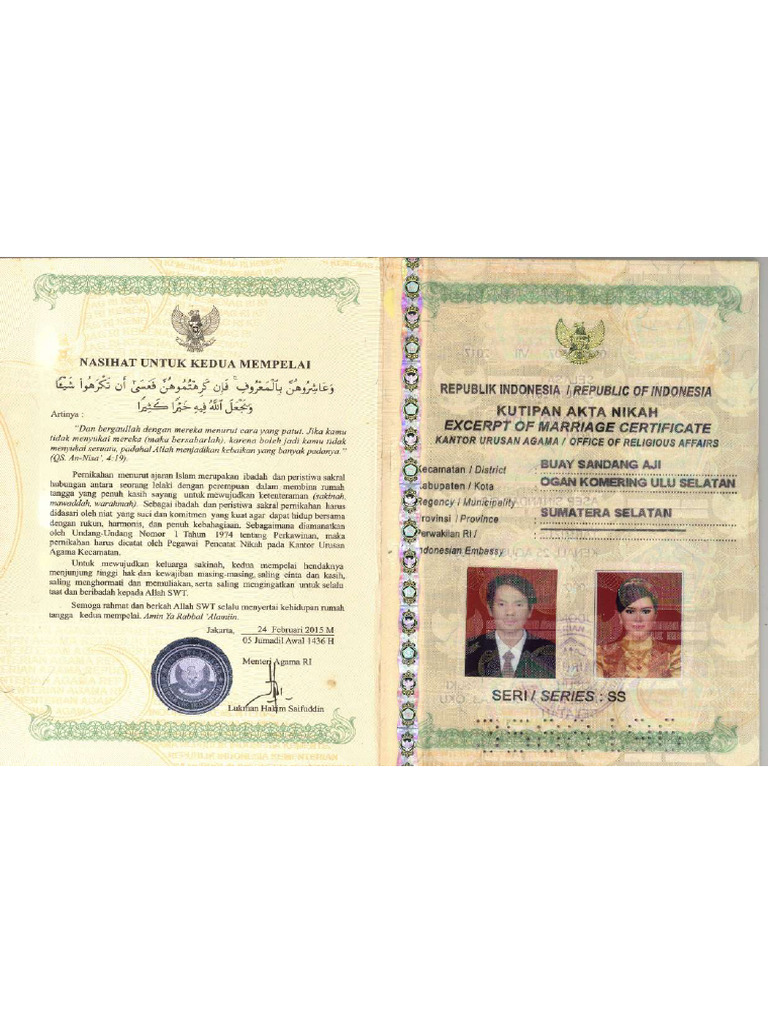 Buku Nikah | PDF