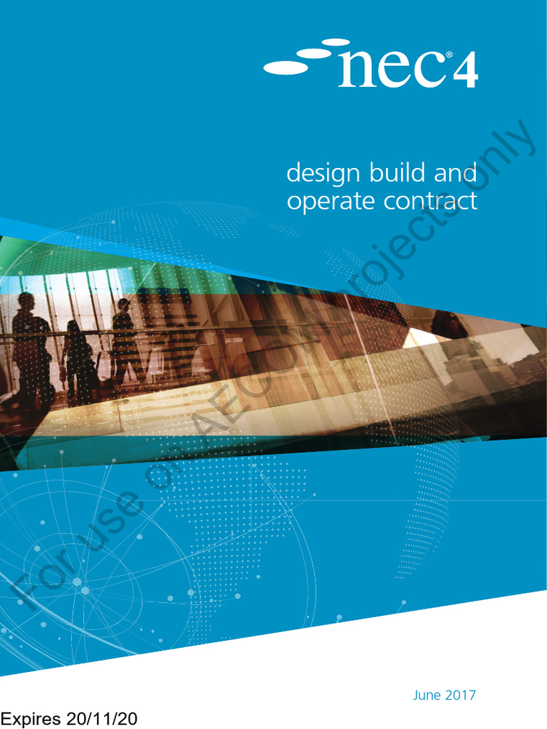 NEC4 Design Build and Operate Contract (DBO) | PDF | Business