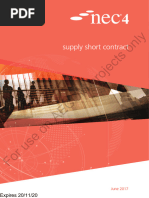 NEC4 Compensation Event Template | PDF