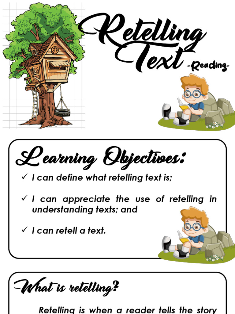 Reading-Retelling Text | PDF