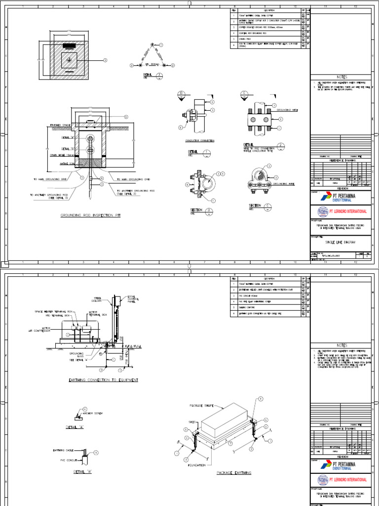 TJPG DWG 30 0005 Grounding Layout | PDF
