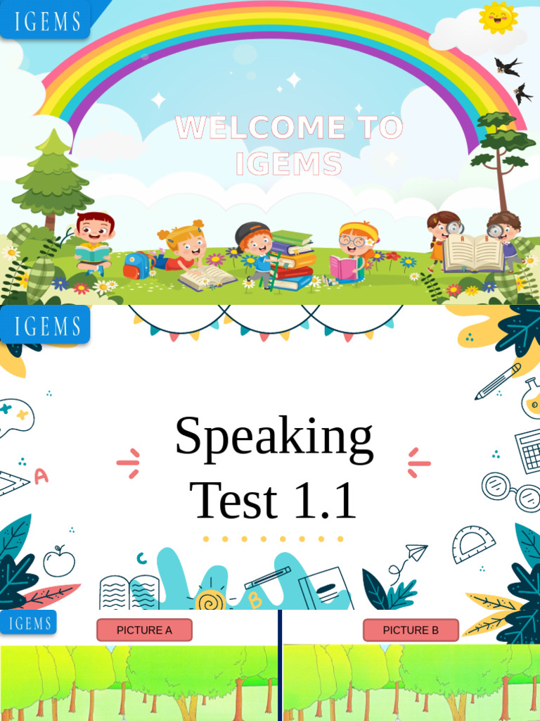Speaking Test 1.1 | PDF