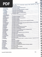 List of Branches of Science | PDF | Science | Life