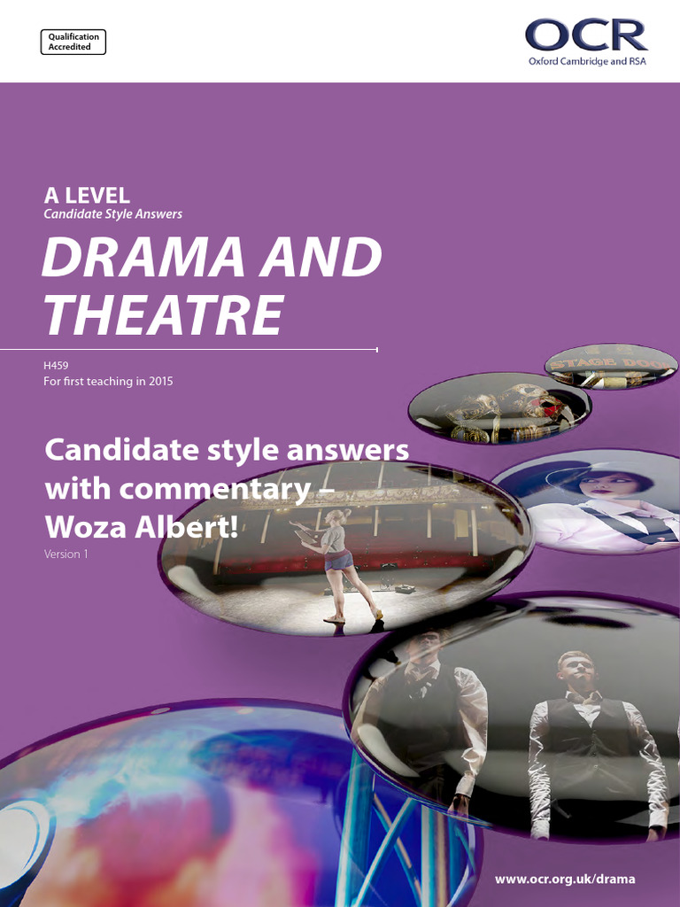 400107-woza-albert- | PDF | Actor | Theatre