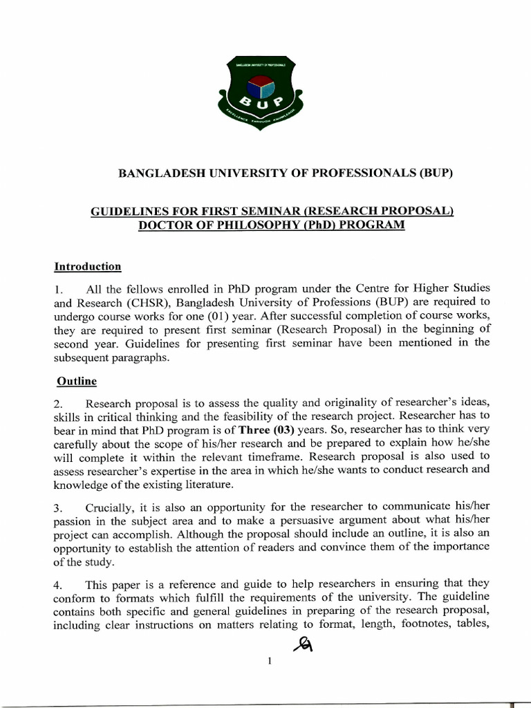 1st Doctoral Seminar | PDF