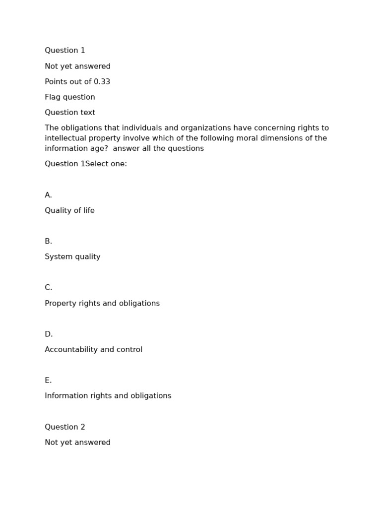 Introduction To Information Technology Test 1 Questions and Answer ...