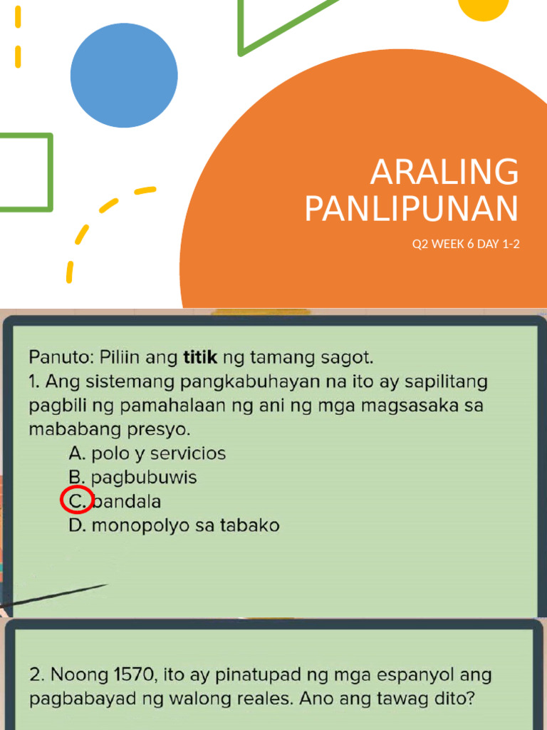 Ap Q2 Week 6 Day1 2 | PDF