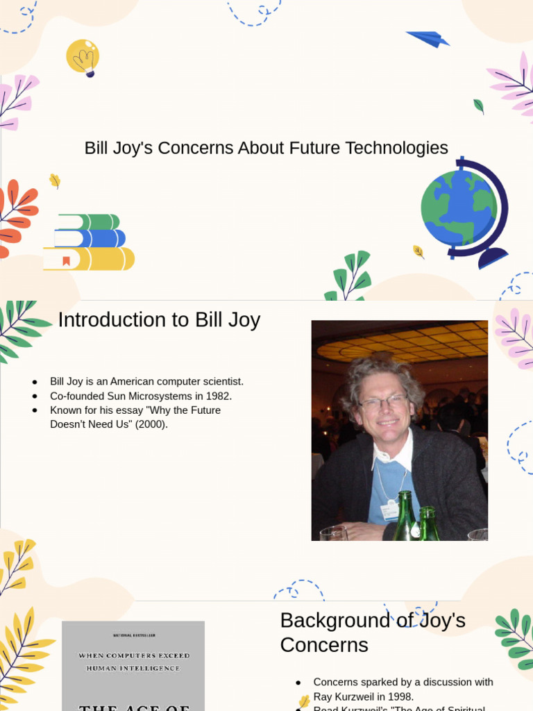 Bill Joy's Technological Concerns | PDF