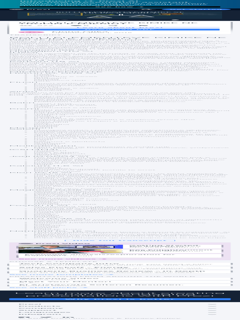 Roli I Elementeve Kimike Ne Trupin e Njeriut by Ejona Gjika On Prezi | PDF