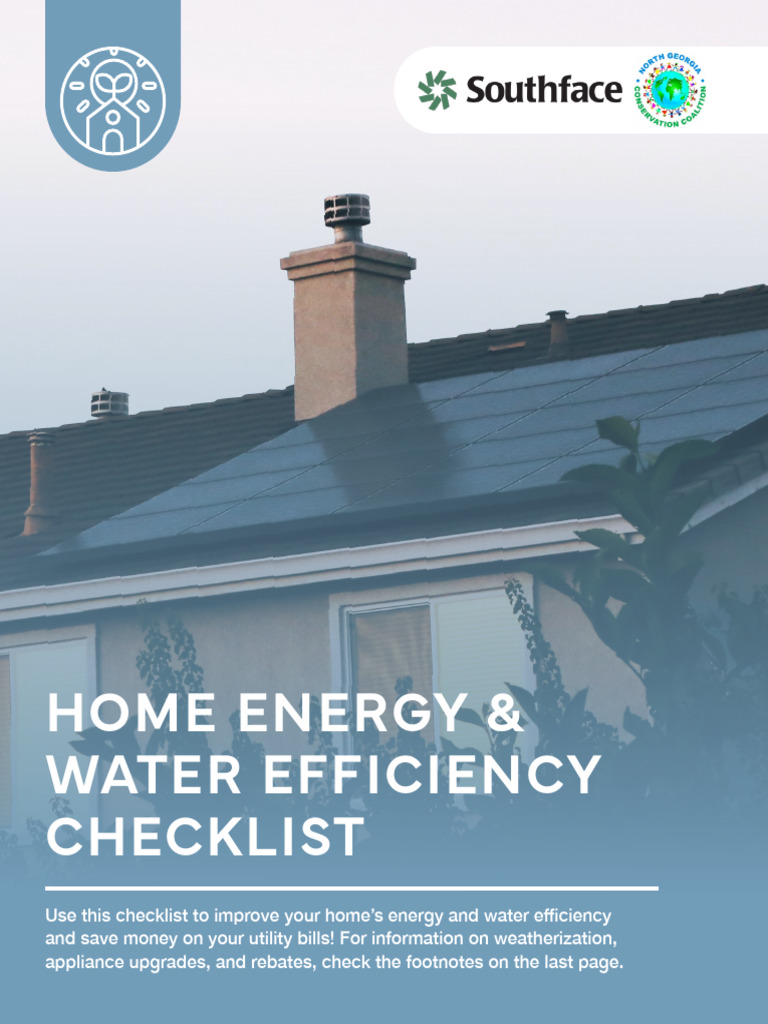 Energy Efficiency Checklist | PDF | Thermostat | Water Heating