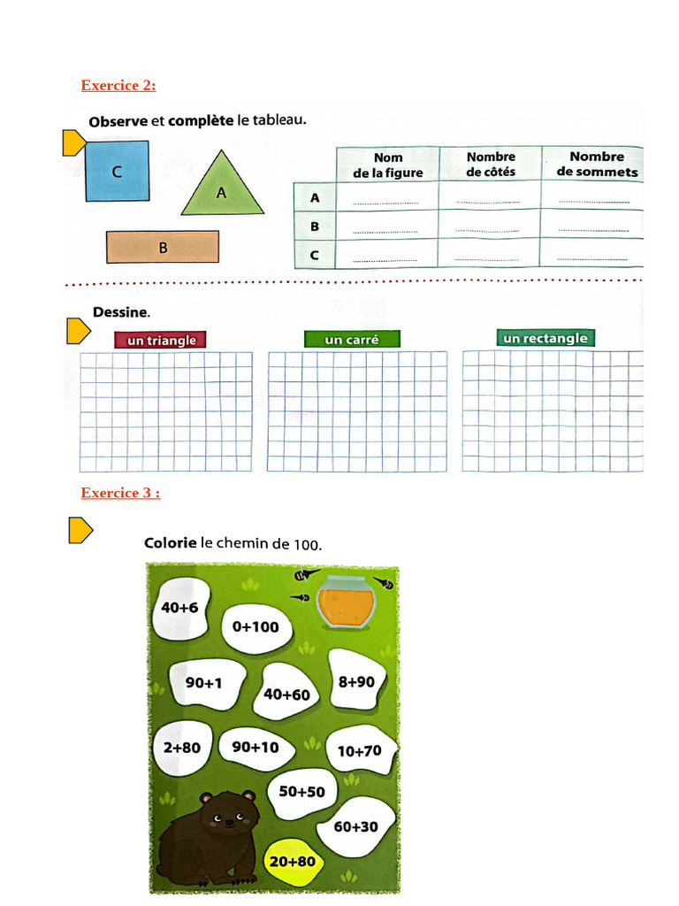 Contrôle n1 CE1 .2 | PDF