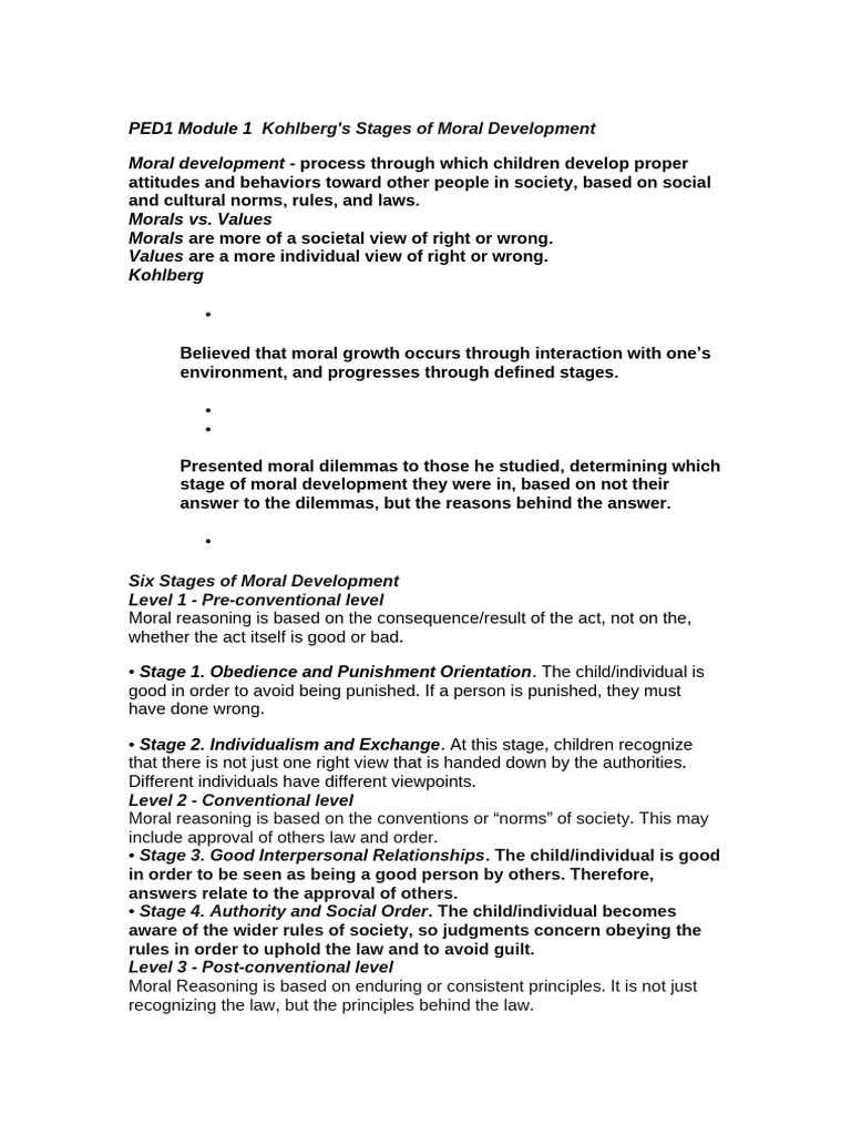 PED1 Module 9 | PDF | Psychology | Liberal Arts Education