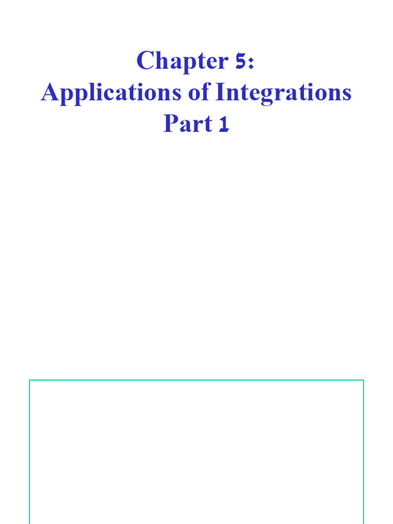 C51-Applications of Integration - Part1 | PDF | Area | Sphere