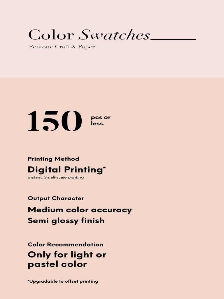Digital Printing_Color Swatches Rev | PDF
