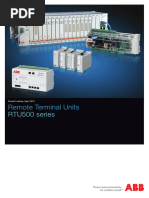 RTU Catalogue - 4CAE001329 EN - A4 - Web | PDF | Power Supply | Electrical Substation