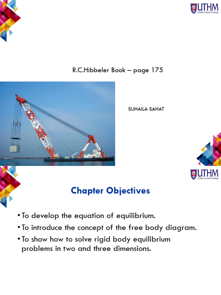 Chapter4 Equilibriumofsolidbody | PDF | Friction | Force