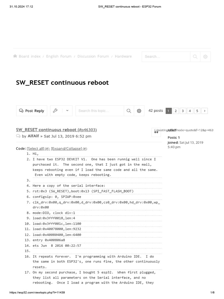 Sw Reset Continuous Reboot Esp32 Forum Pdf Booting Arduino 9894