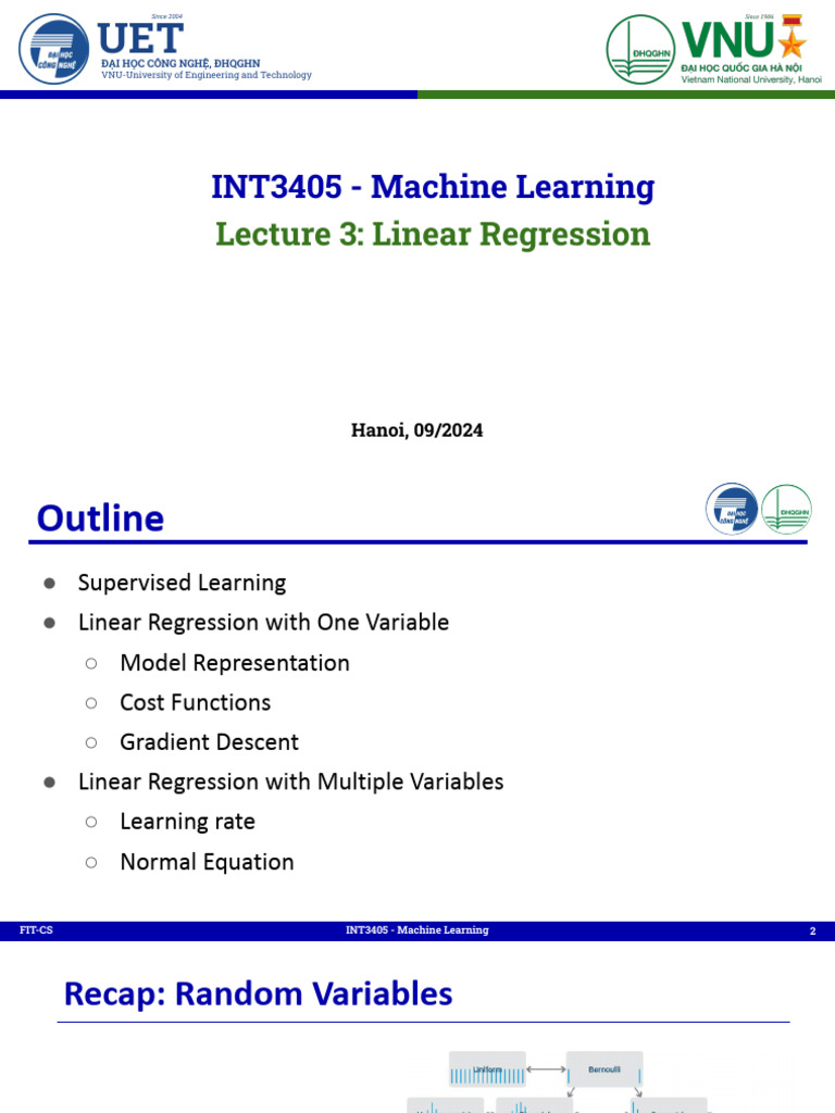 Machine Learning: Linear Regression | PDF | Machine Learning | Regression Analysis