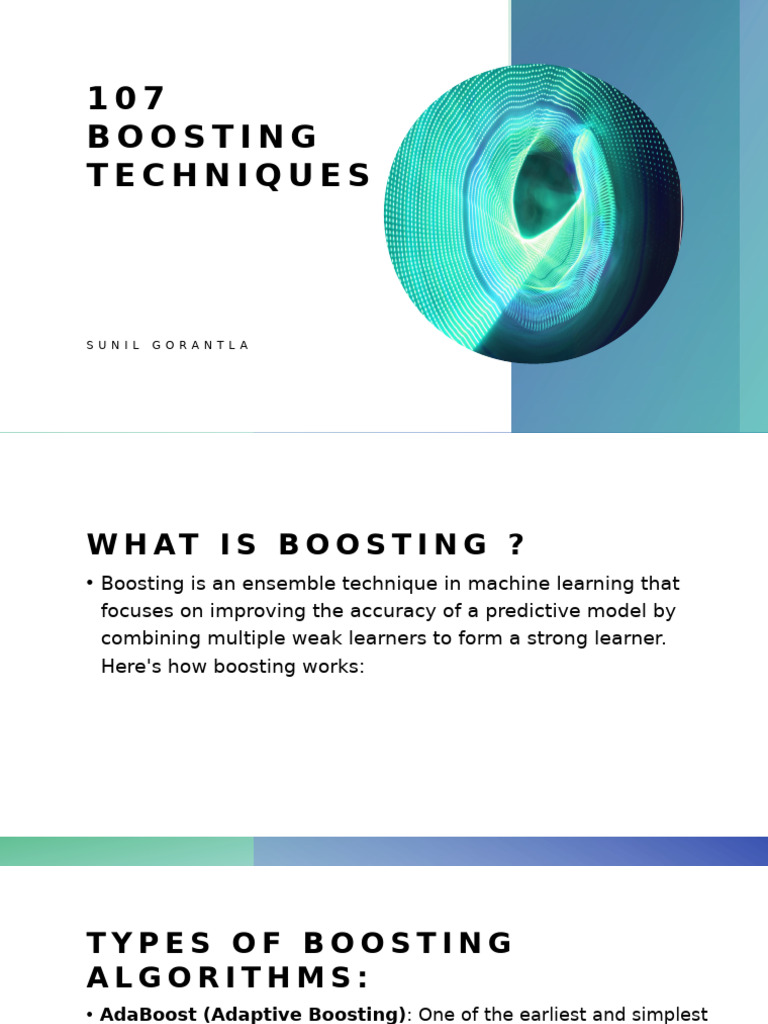 Machine Learning Boosting Guide | PDF | Machine Learning | Applied ...