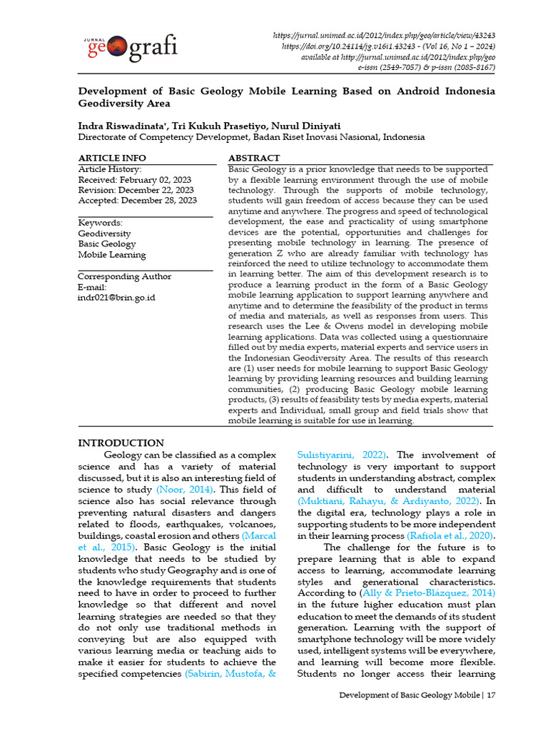 43243-122362-3-PB | PDF | Learning | Mobile Technology