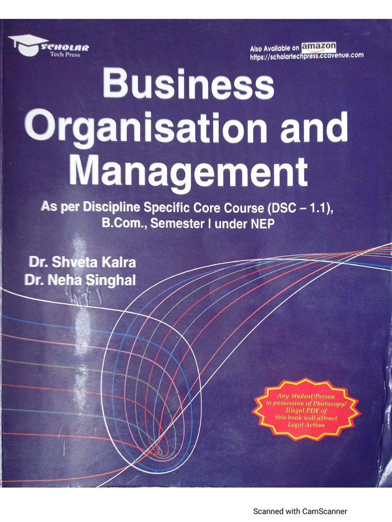 Business Management Book | PDF