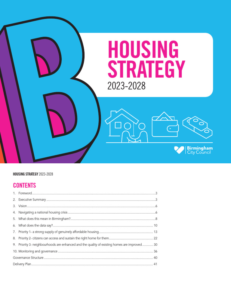 111.101 Housing Strategy 2023 To 2028 vs9 Design | PDF | Cost Of Living ...