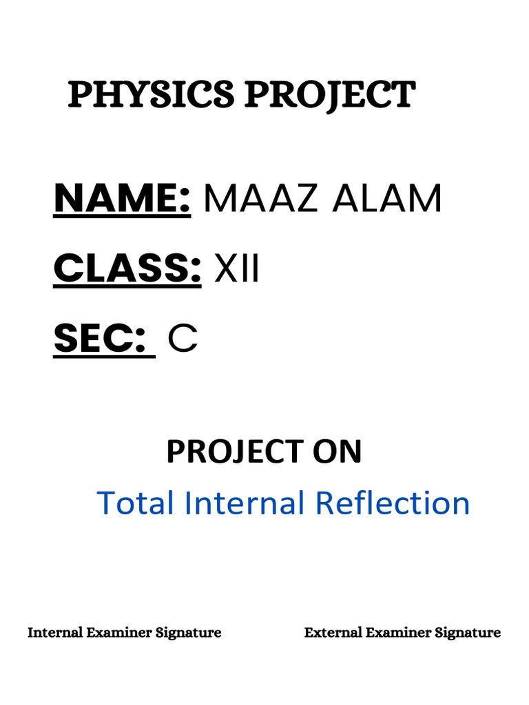 Class 12th Physics Project - PDF 1 | PDF | Refraction | Rainbow