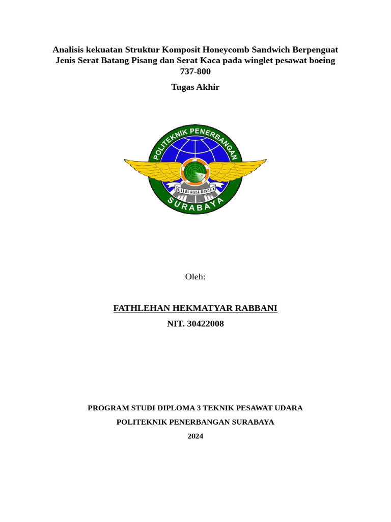 Analisis Fatigue Pada Komposit Serat Kaca Yang Digunakan Pada Penutup ...