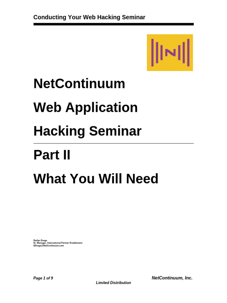 Part II - What You Will Need | PDF | Booting | Computer Network