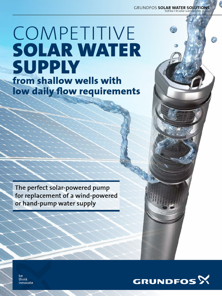 Grundfos SQFlex 1-8 | PDF | Pump | Power Supply