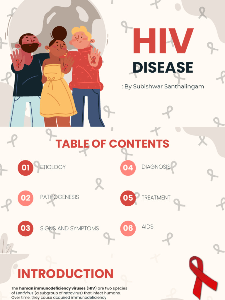 Understanding HIV: Symptoms, Diagnosis, and Treatment | PDF | Diagnosis ...
