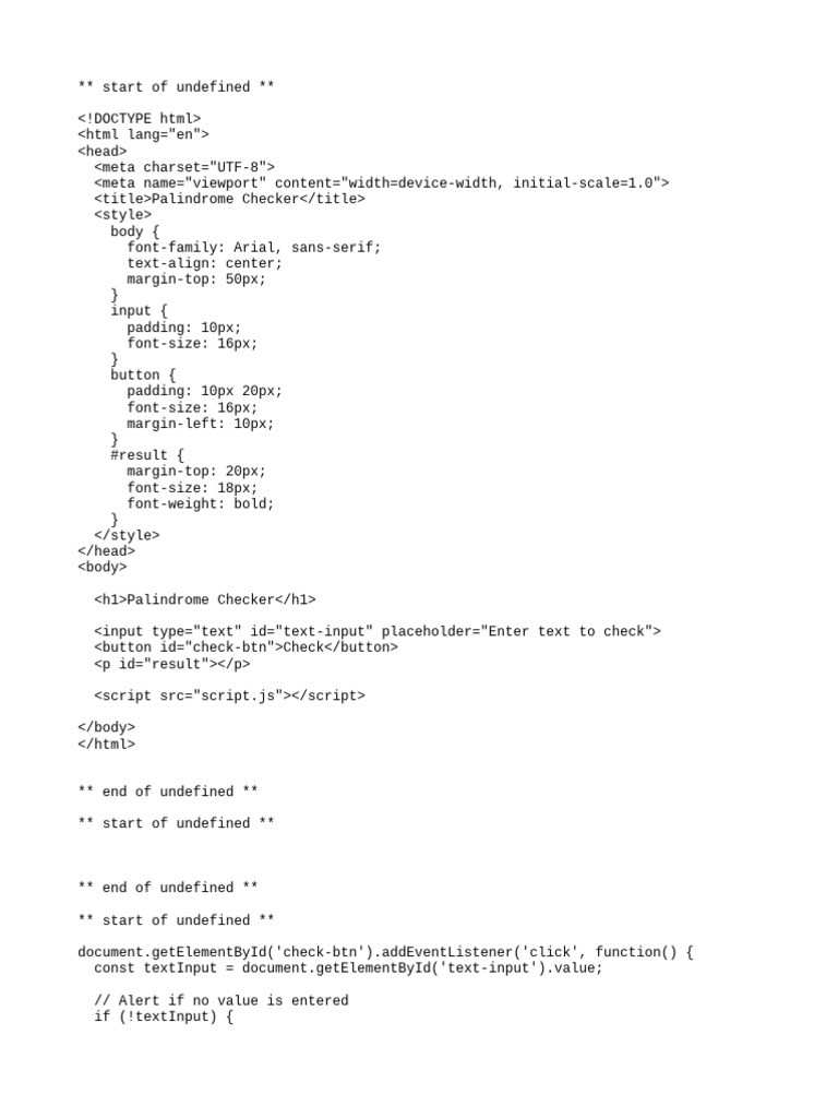 Build A Palindrome Checker | PDF