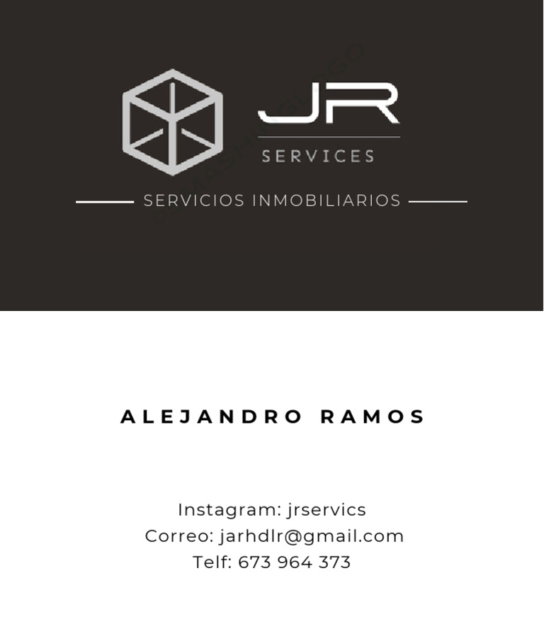 Tarjeta de Contacto Empresarial Elegante Negra | PDF