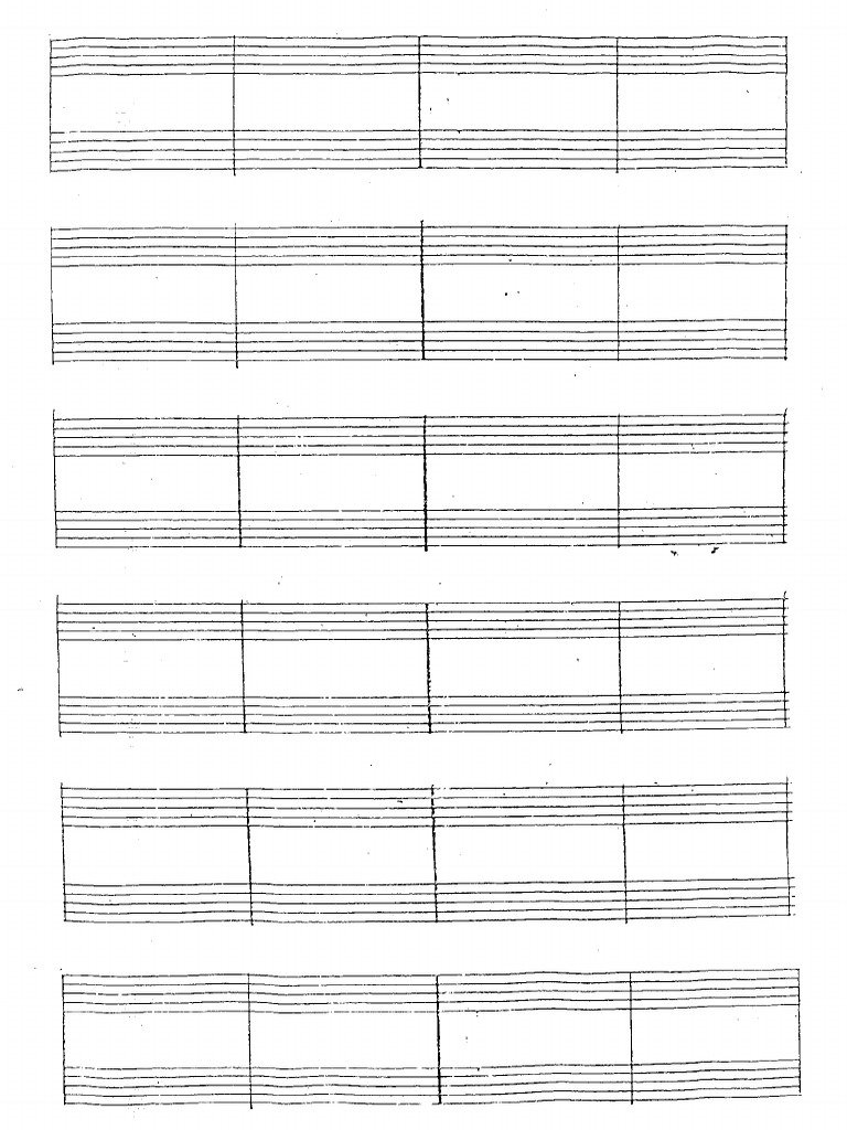 Hoja de Pentagrama | PDF