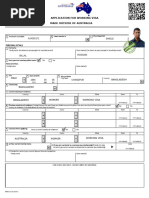Australian Visitor Visa Application Form | PDF | Travel Visa | Justice