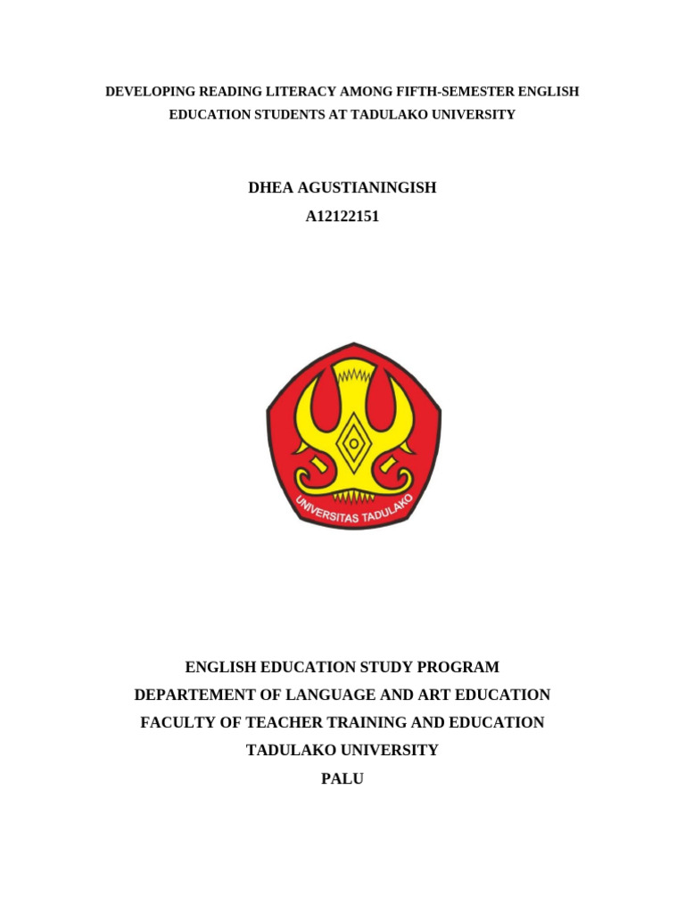 Developing Reading Literacy Among Fifth | PDF