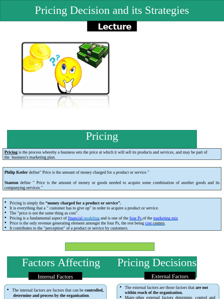 Pricing | PDF | Pricing | Marketing