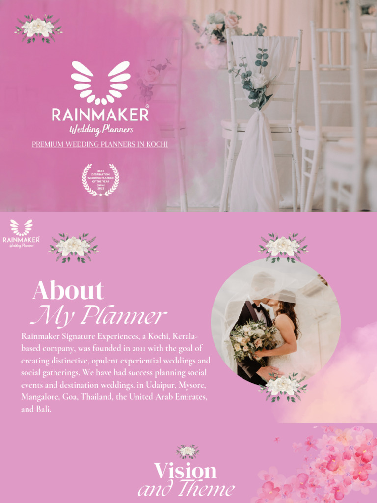 Rainmaker Wedding Planner | PDF | Career & Growth | Business