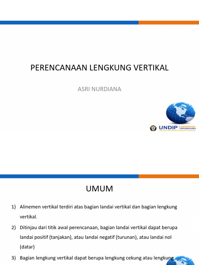Perencanaan Lengkung Vertikal | PDF