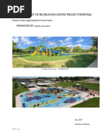 Project Proposal of Recreation Center | PDF | Internal Rate Of Return ...