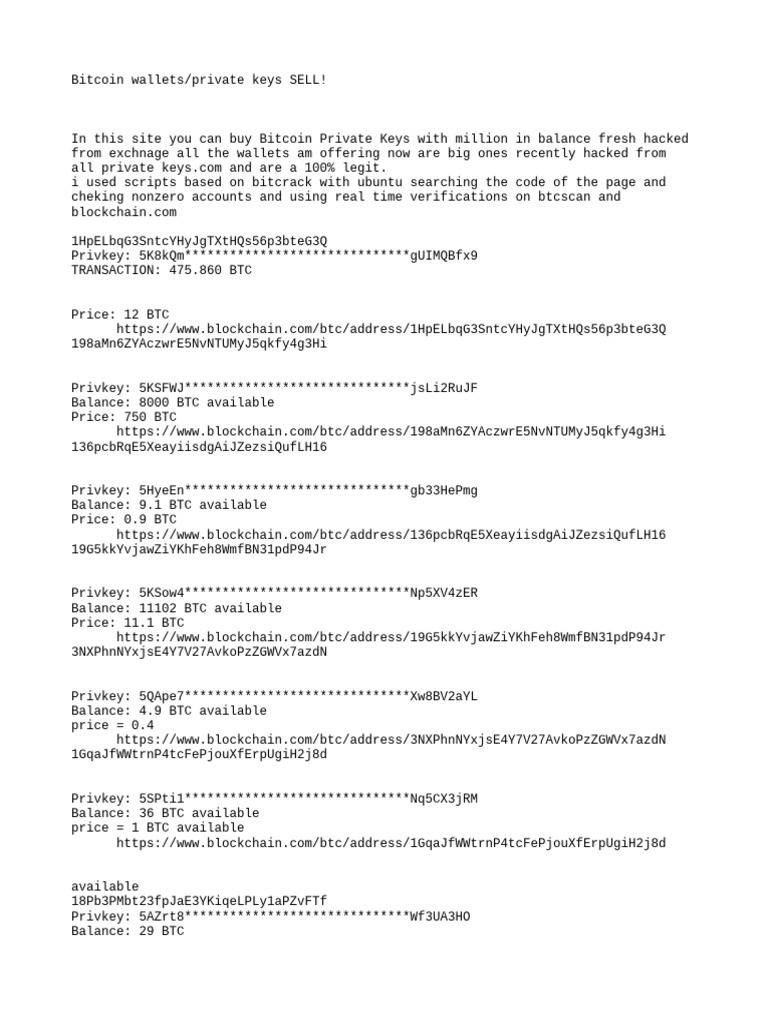 BTC Private Keys Puzzle | PDF | Technology & Engineering