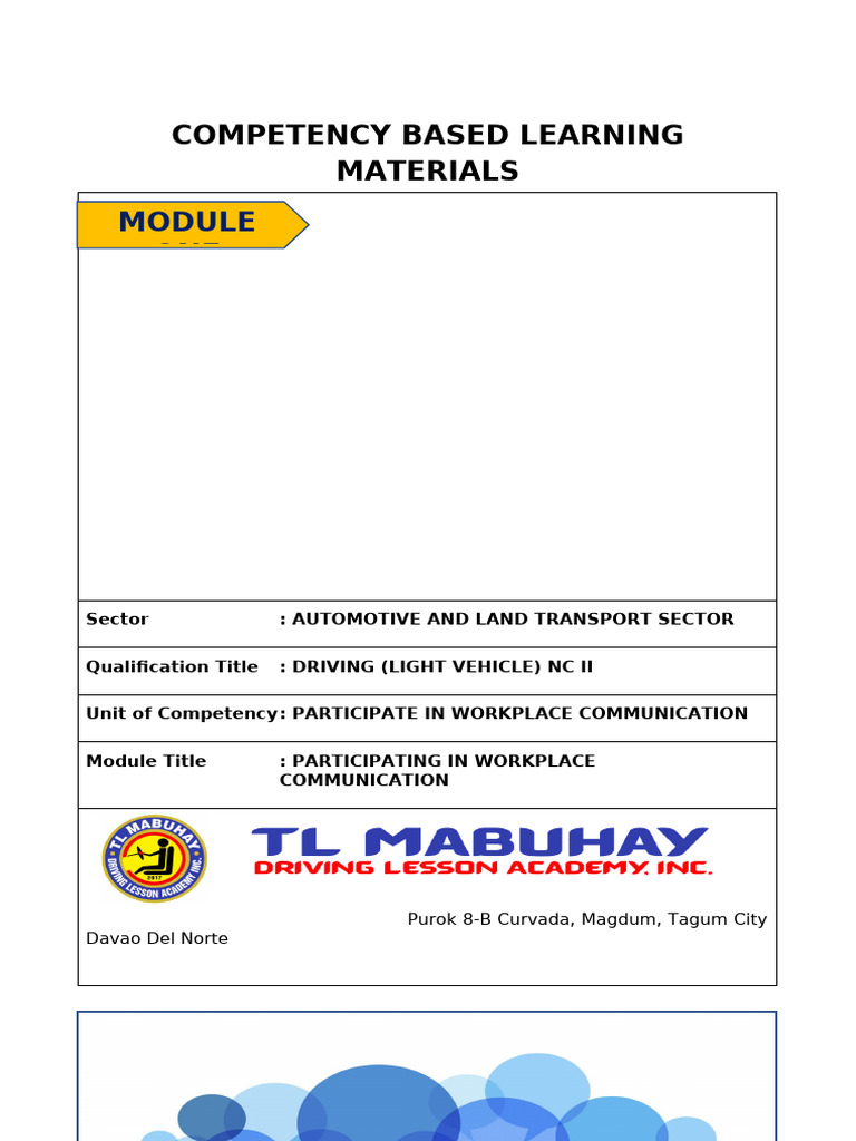 Participate in Workplace Communication | PDF | Nonverbal Communication ...
