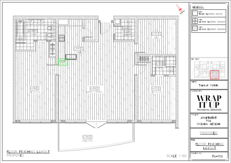 FL002 Floor Finish Layout - Proposed | PDF