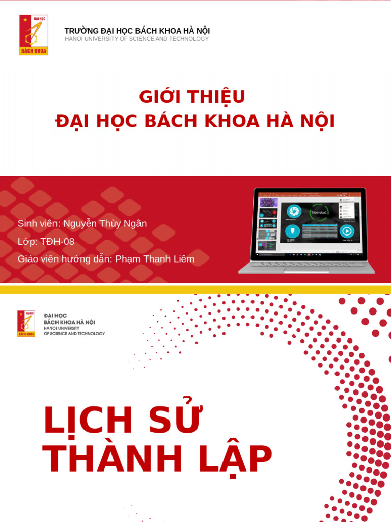 Buổi 1 - BT5 - Ppt giới thiệu trường | PDF