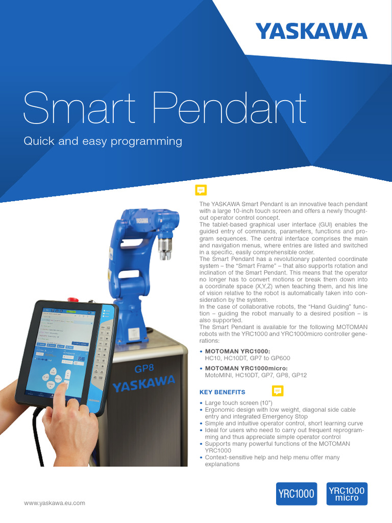 Smart Pendant for Robot Operators | PDF | Graphical User Interfaces ...